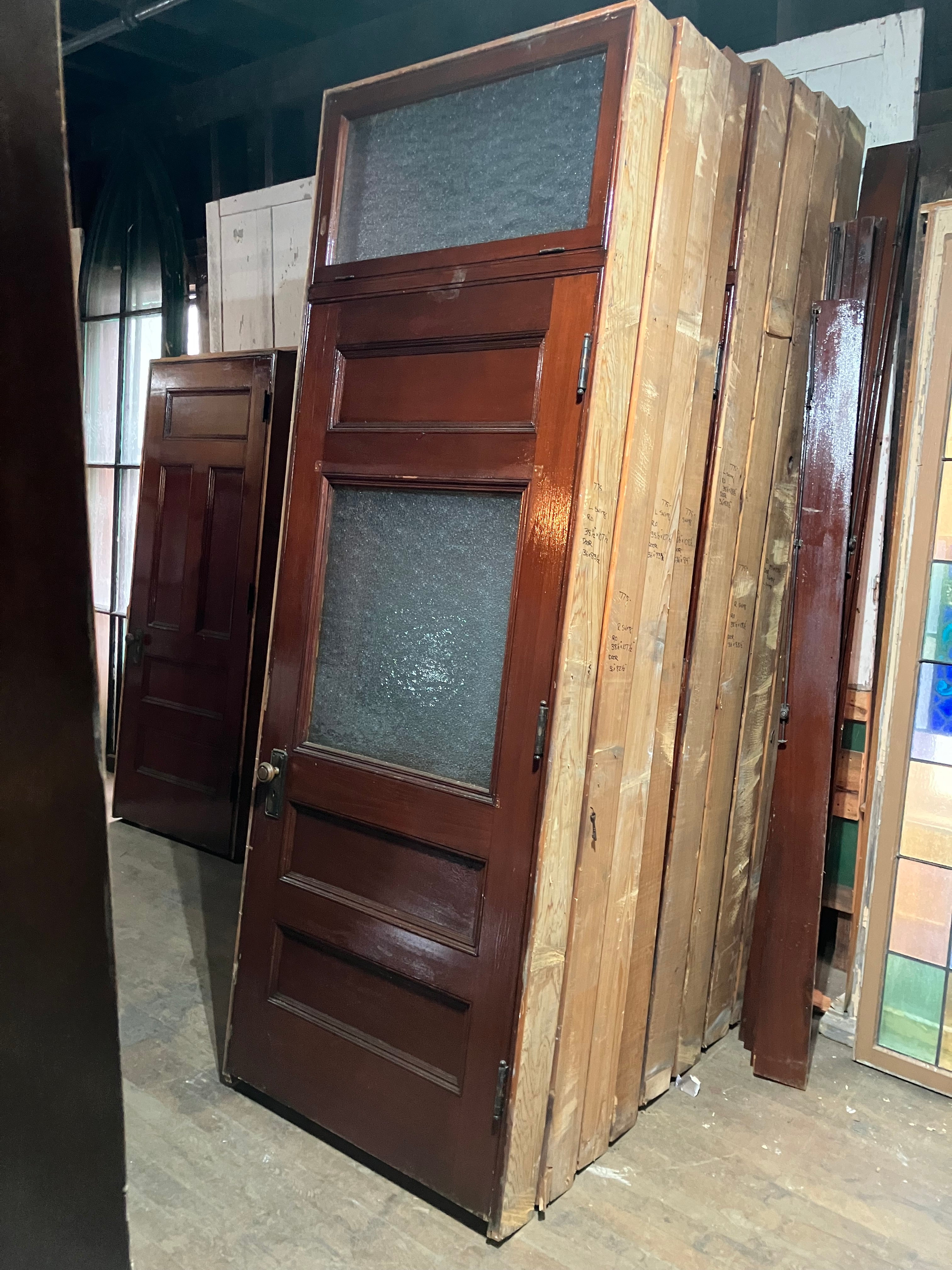 Doors with transom – Vermont Salvage